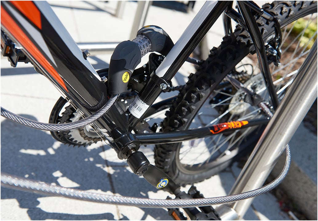 Yale YCC1 Standard Combination Cable Lock | Combination Bike Lock ...