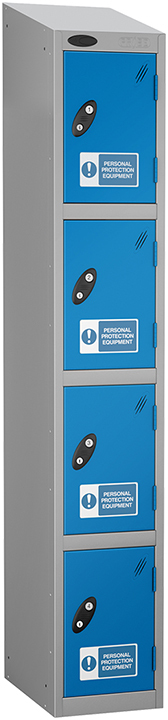 Probe 4 Door PPE Locker | 4 Compartment Personal Protection Equipment ...