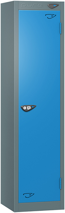 Pure Education 1 Door - Cobalt Blue Locker | Safe.co.uk