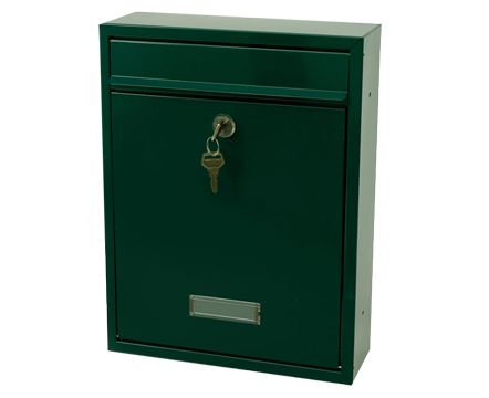 Trent Green Post Box | Green Apartment Post Box | Ideal for Flats and ...