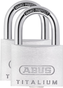 ABUS TITALIUM 64TI/40 Padlock Value Keyed Alike 2 Pack | 64TI/40 | Safe ...